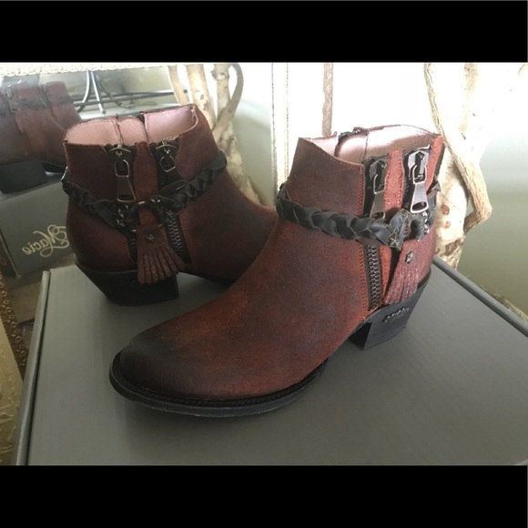 Miss Macie | Shoes | Miss Macie Leather Harness Boot | Poshmark
